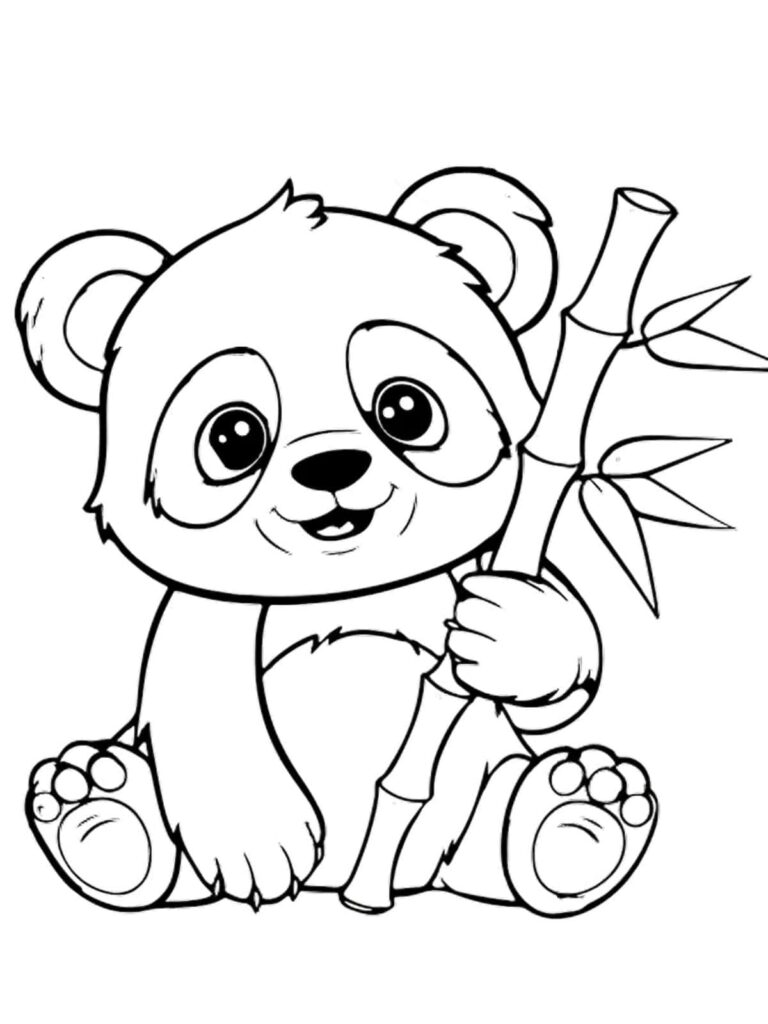 Kolekcja 30 kolorowanek z pandą do wydrukowania 🐼🎨 ...