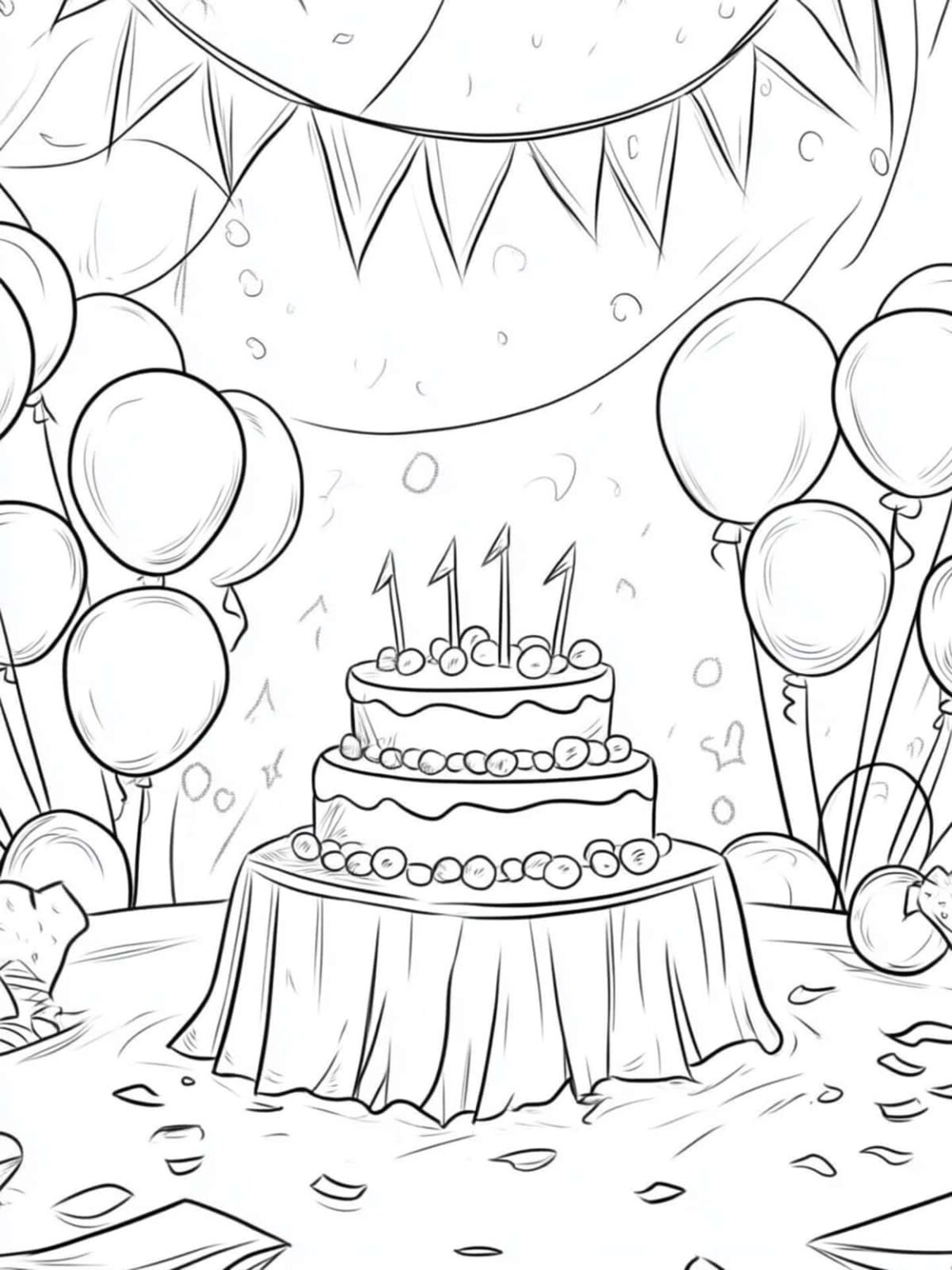 Celebrate Happy Birthday with These 40+ Free Coloring Pages 🎉🎂 ...
