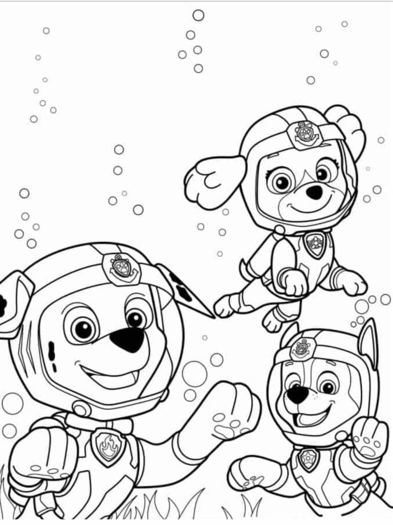 Best Of 30 Fun Paw Patrol Coloring Pages For Kids ...