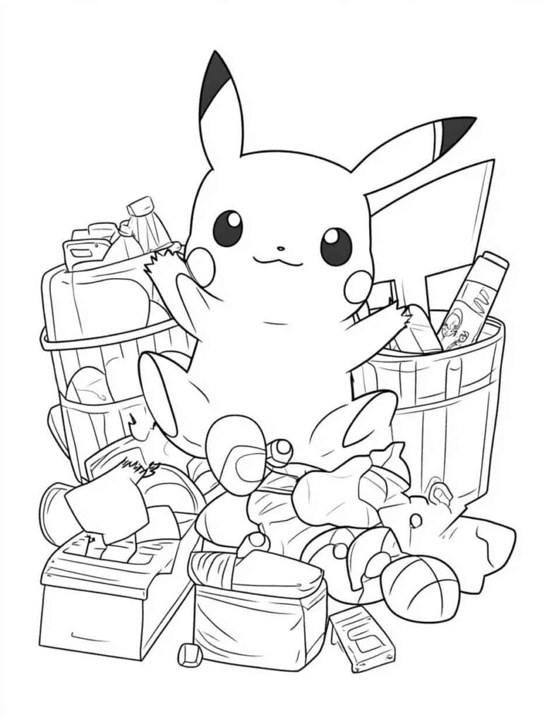 Objevte více než 25 zábavných omalovánek Pikachu pro děti 🎨⚡ ...