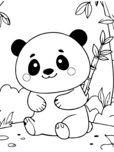 Kolekce 30 omalovánek panda k vytisknutí 🐼🎨 - Coloringpagesforkids.net