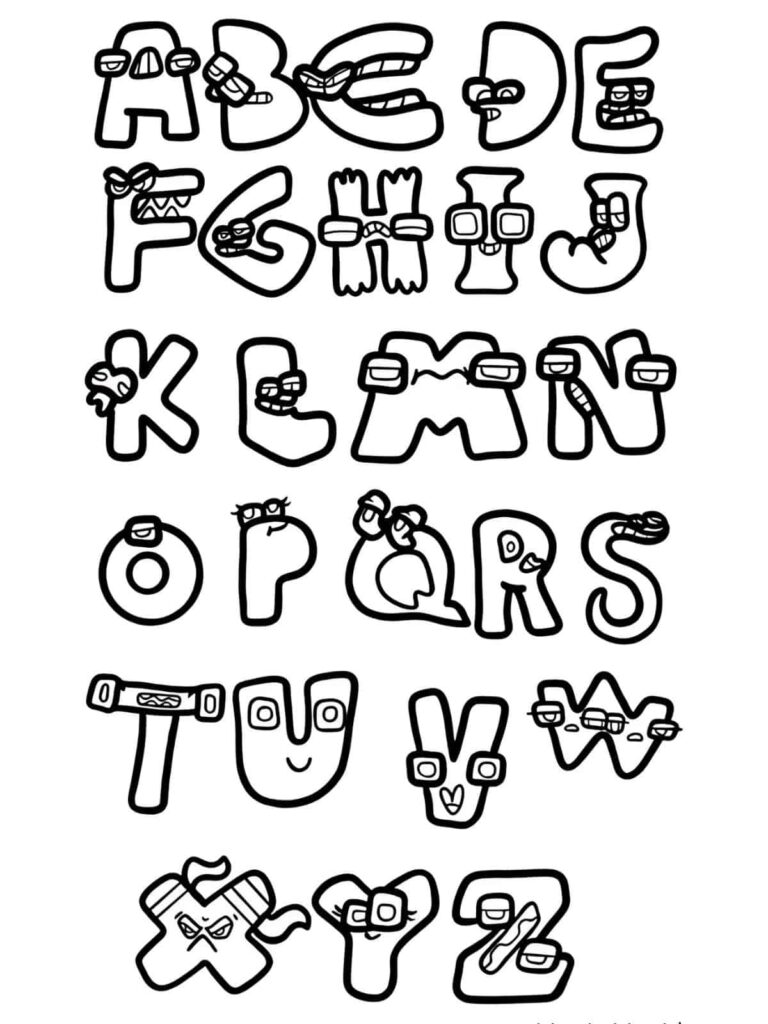 Explore the Magic of Alphabet Lore Coloring Pages! 🎨📚 ...