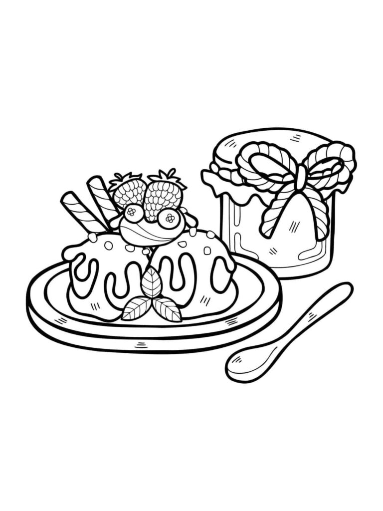 Explore The World Of Food With 40 Free Printable Coloring Pages 🍕🍩 ...