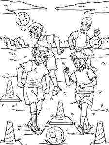 Exciting Football Coloring Pages for Kids ⚽🎨 - Coloringpagesforkids.net