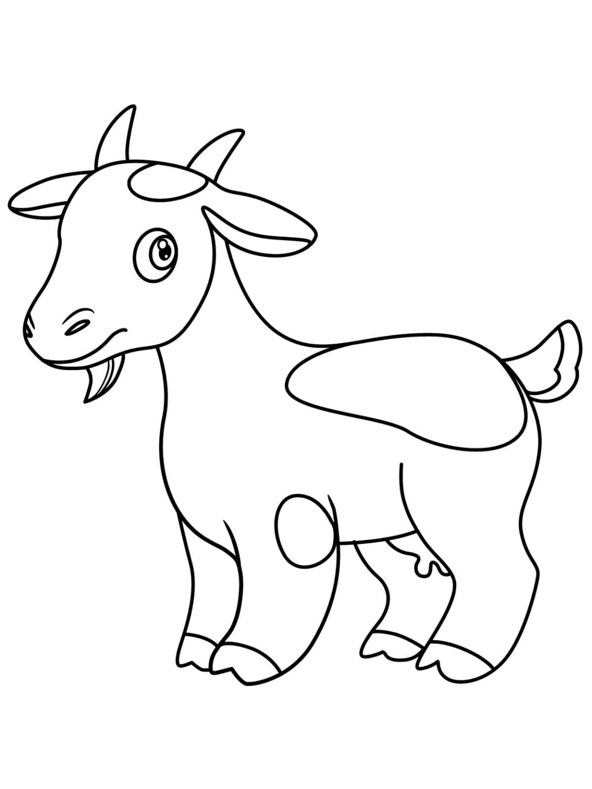 Jelajahi Dunia 30+ Halaman Mewarnai Kambing 🐐🎨 - Coloringpagesforkids.net