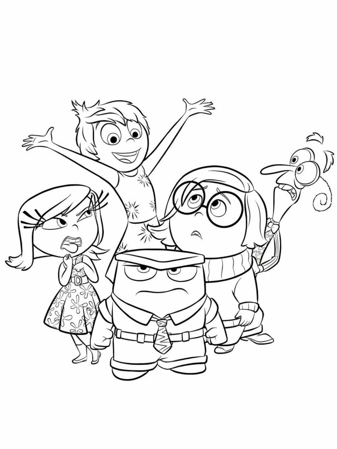 Inside Out 2 Pagine da colorare per tutte le emozioni 🌈💖 ...