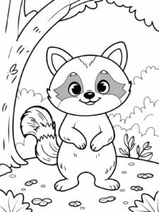 20+ Best Free Printable Raccoon Coloring Pages for Kids ...