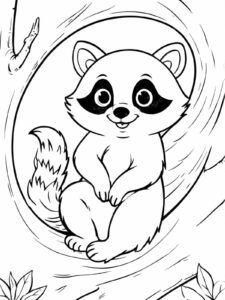 20+ Best Free Printable Raccoon Coloring Pages for Kids ...