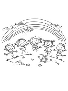 Halaman Mewarnai Pelangi: Warnai Dunia Anda dengan Warna-Warni Cerah 🎨🌈 ...