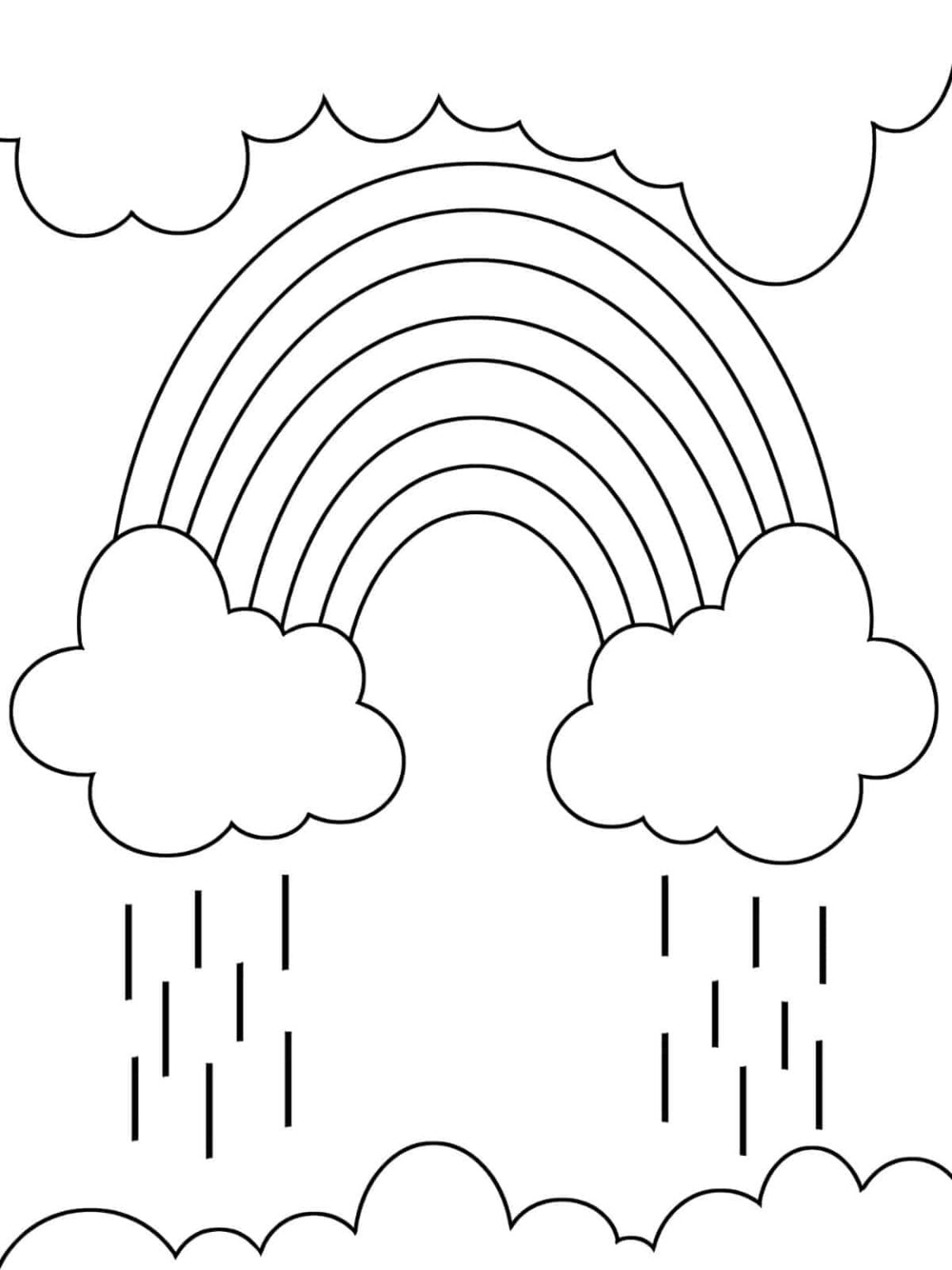 Rainbow Coloring Pages: Color Your World with Vibrant Hues 🎨🌈 ...