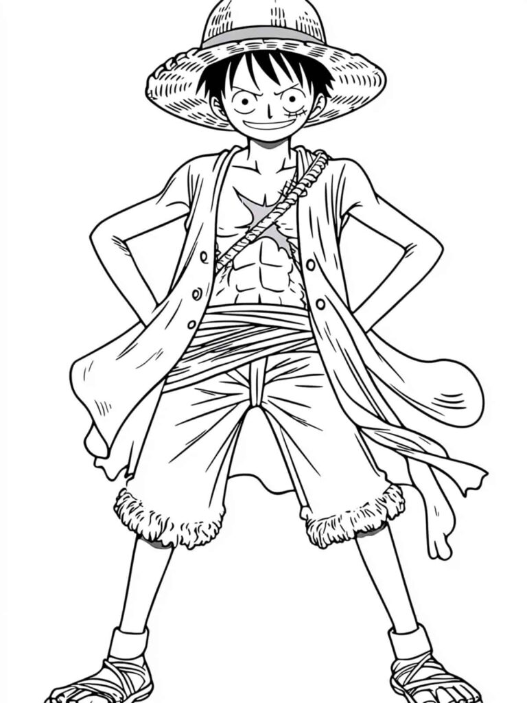Découvrez 20 coloriages One Piece gratuits pour enfants ...
