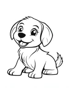 30+ dog coloring pages: perfect for animal-loving kids 🐶🎨 ...