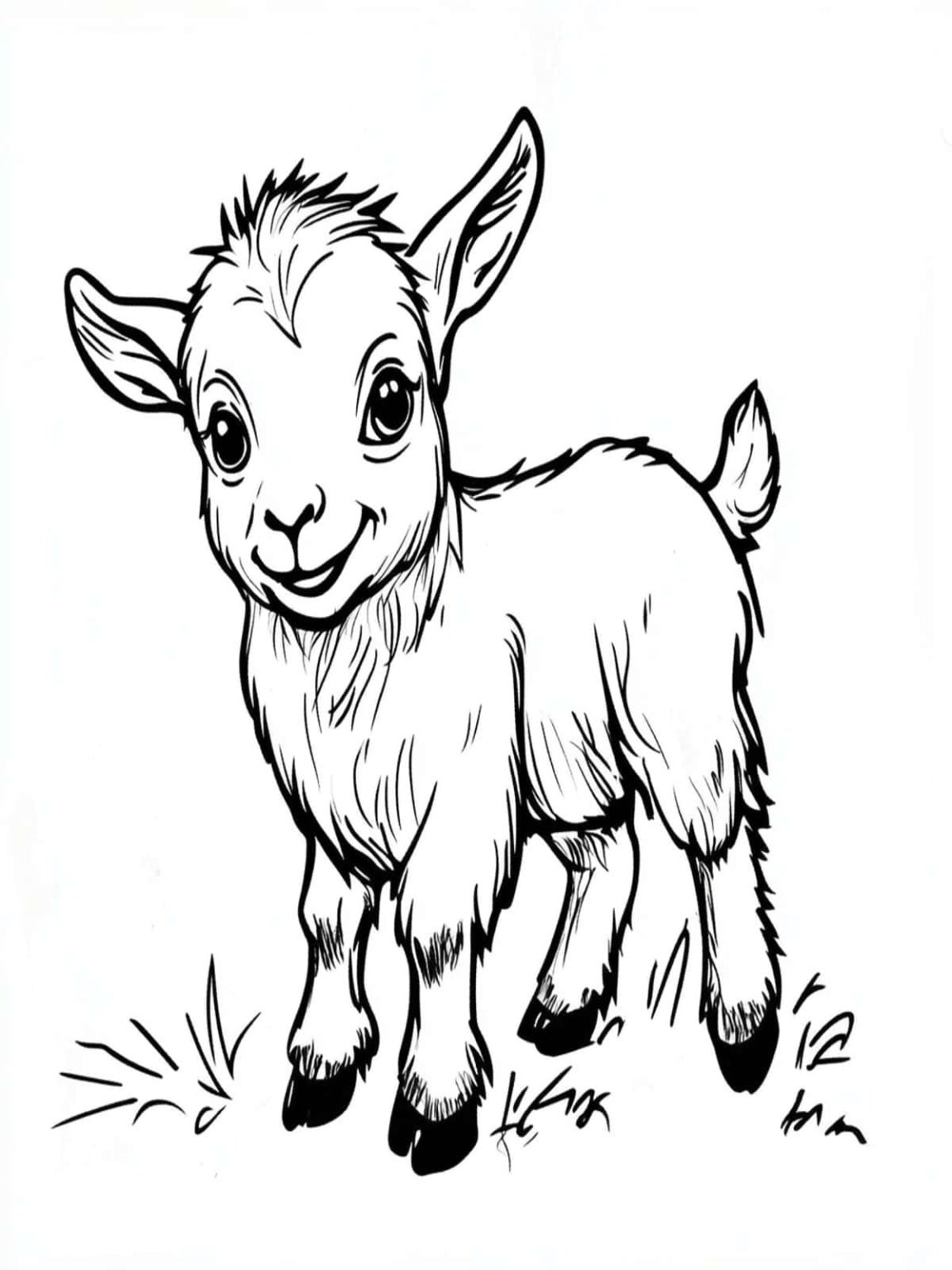 Jelajahi Dunia 30+ Halaman Mewarnai Kambing 🐐🎨 - Coloringpagesforkids.net