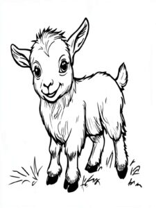 Jelajahi Dunia 30+ Halaman Mewarnai Kambing 🐐🎨 - Coloringpagesforkids.net