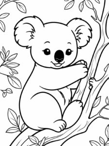 Découvrez plus de 33 coloriages Koala à imprimer 🎨🐨 ...