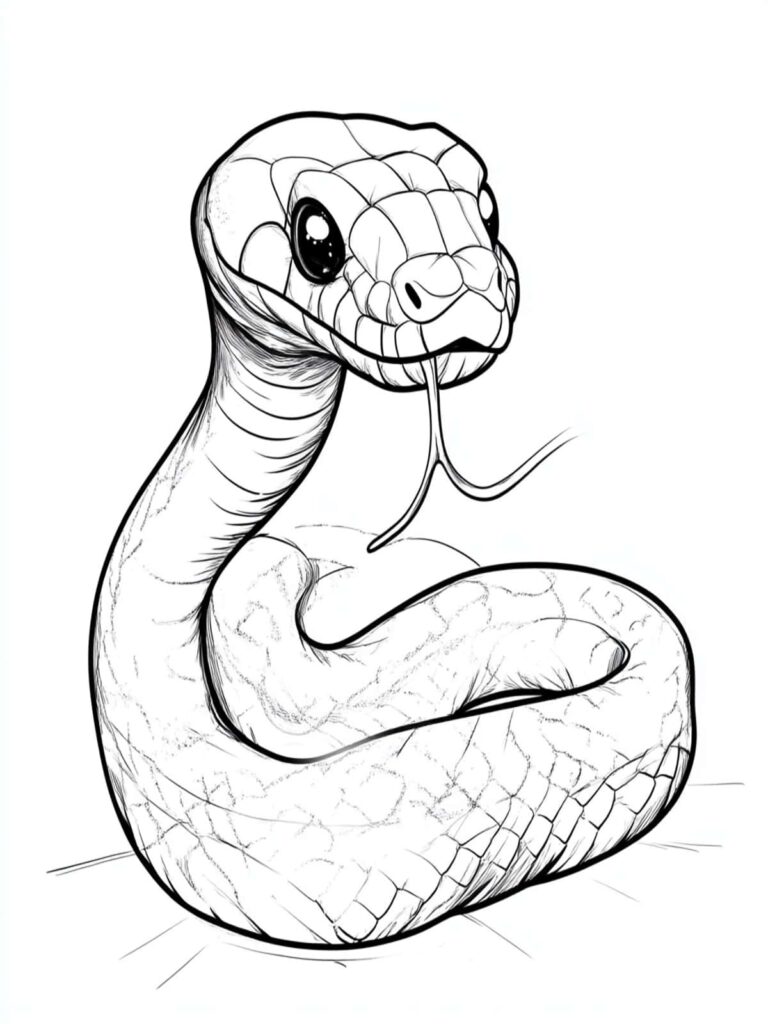 Découvrez 25 pages à colorier de serpents imprimables gratuites 🐍🎨 ...