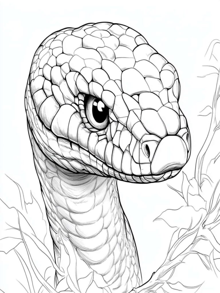 Explore 25 free printable snake coloring pages 🐍🎨 ...