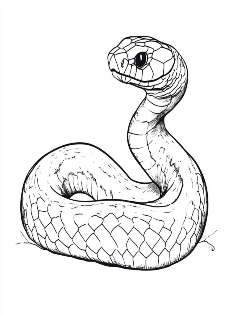 Explore 25 free printable snake coloring pages 🐍🎨 ...