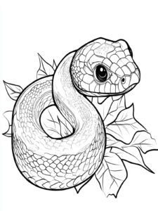 Explore 25 free printable snake coloring pages 🐍🎨 ...