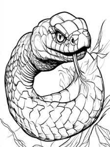 Explore 25 free printable snake coloring pages 🐍🎨 ...