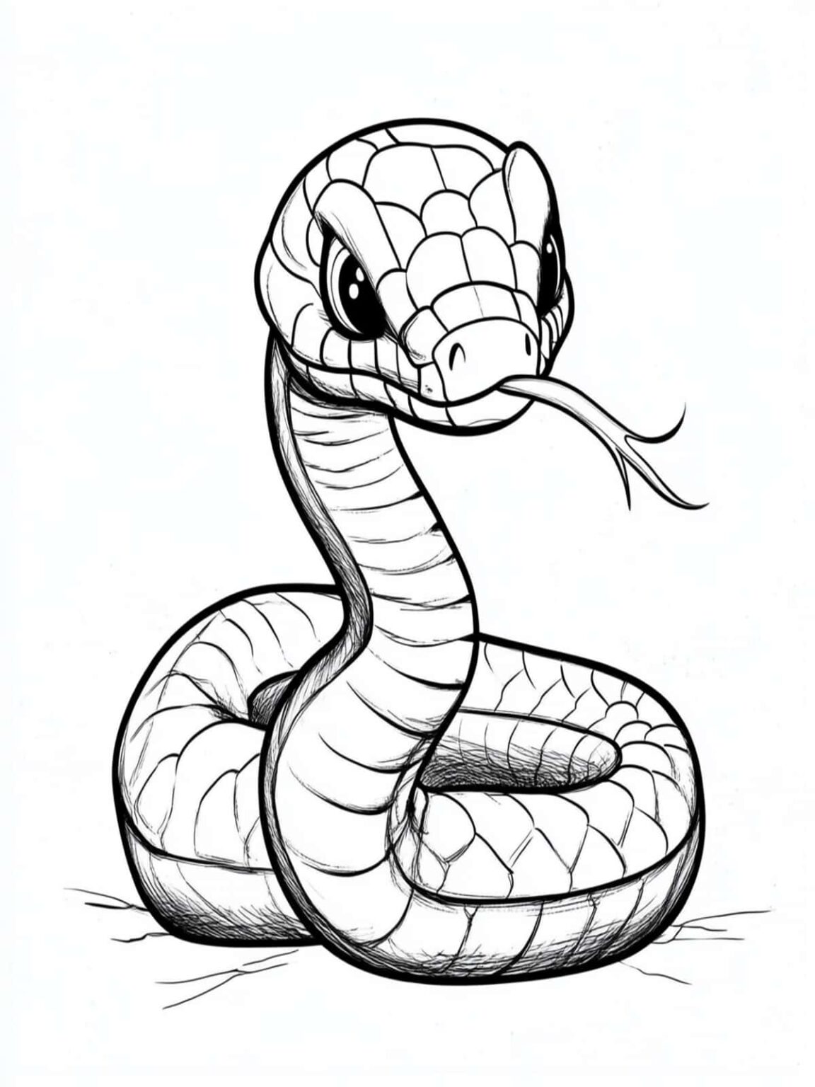 Explore 25 free printable snake coloring pages 🐍🎨 ...