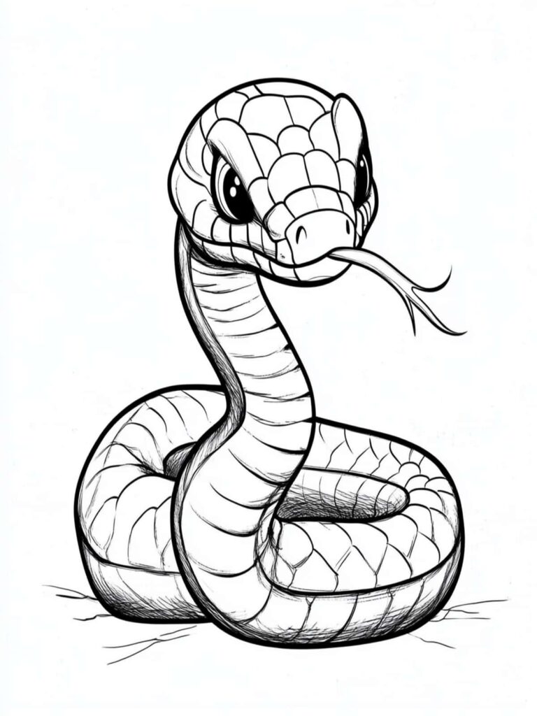 Explore 25 free printable snake coloring pages 🐍🎨 ...