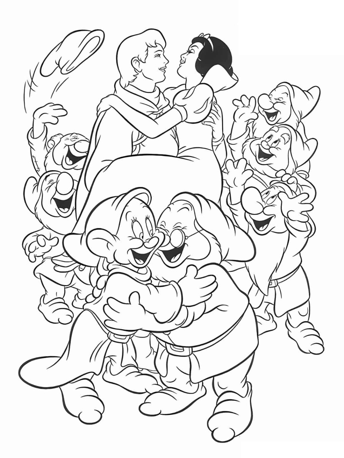 Top 30+ Snow White Coloring Pages For Kids - Coloringpagesforkids.net