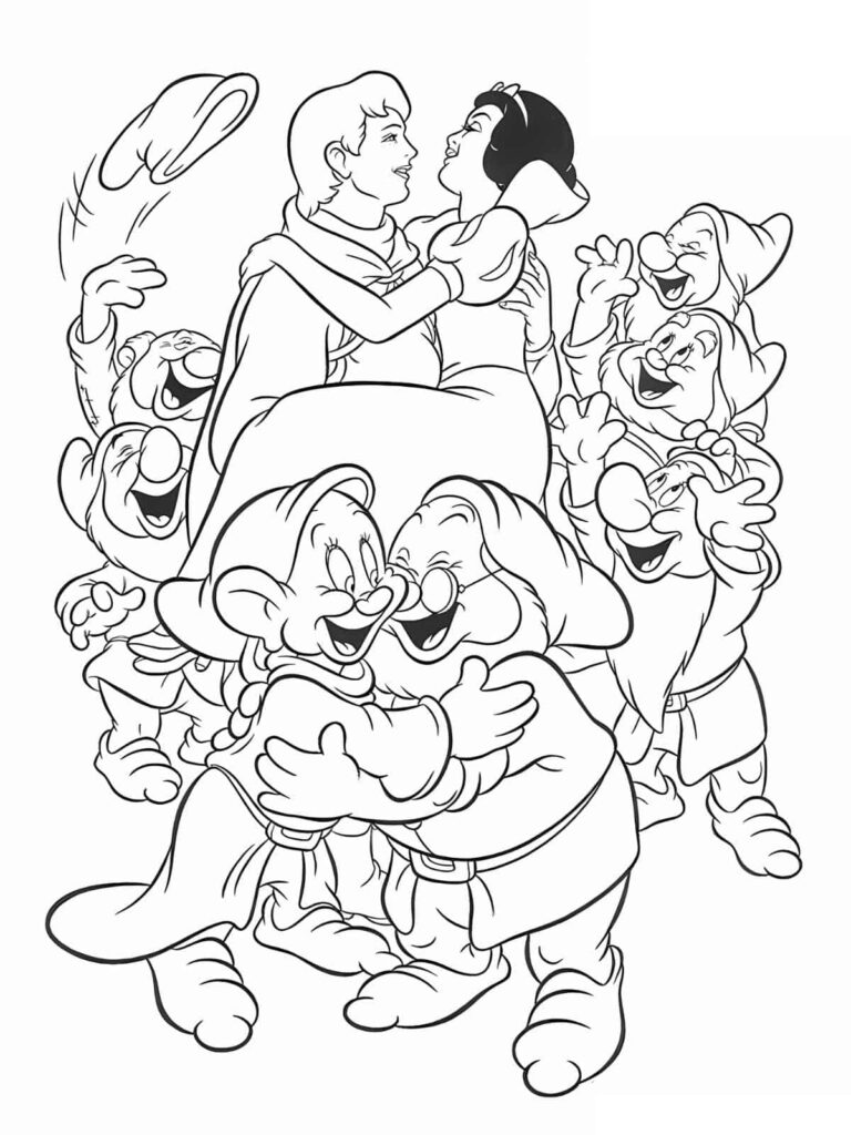 Top 30+ Snow White Coloring Pages For Kids - Coloringpagesforkids.net