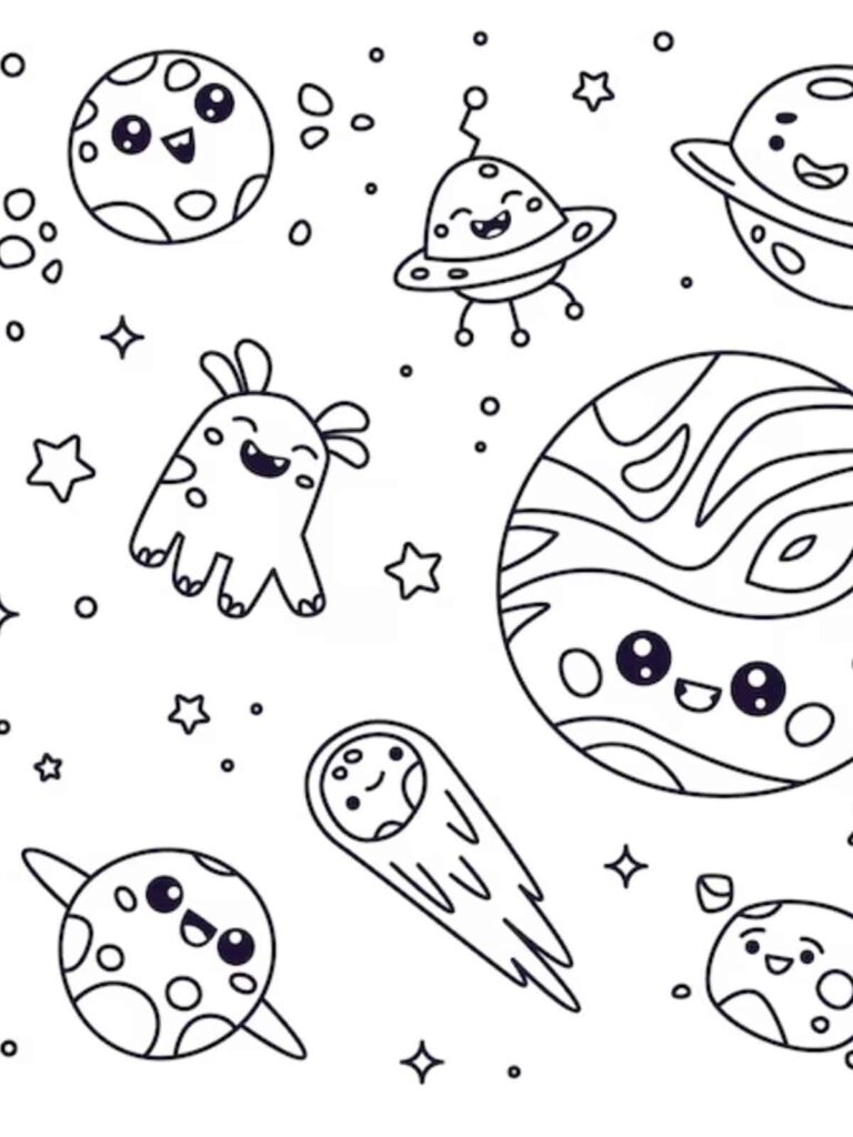 Free Printable Space Coloring Pages for Little Astronauts 🚀🌌 ...
