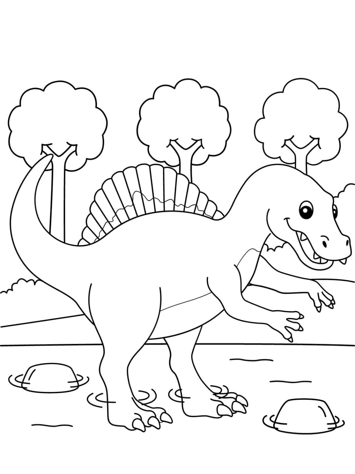 Discover Amazing 50+ Dinosaur Coloring Pages 🎨🦕 - Coloringpagesforkids.net