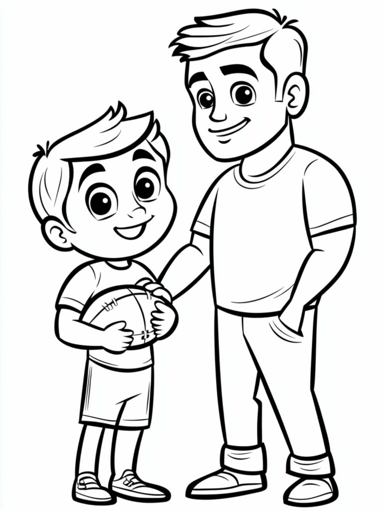 40+ Father's Day Coloring Pages: Show Dad Some Love 🎨👨‍👧 ...