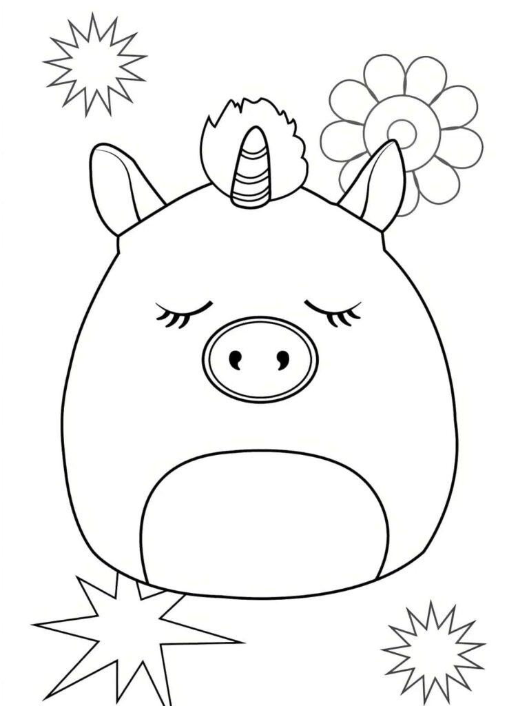 Squishmallow Coloring Pages: Squishy Fun Awaits 🎨🐻 ...