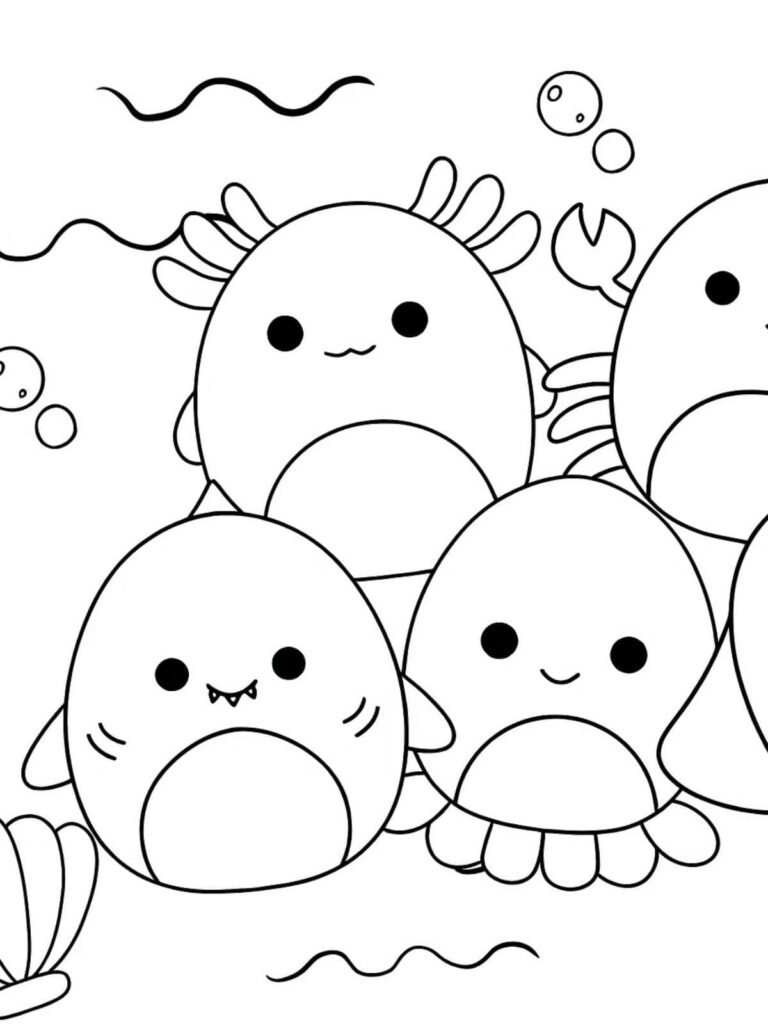 Squishmallow Coloring Pages: Squishy Fun Awaits 🎨🐻 ...