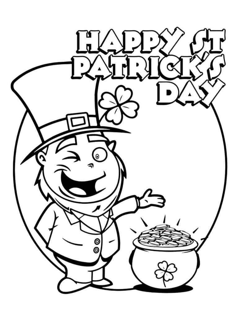 St. Patrick's Day Coloring Pages: Bring Some Luck of the Irish 🎨🍀 ...