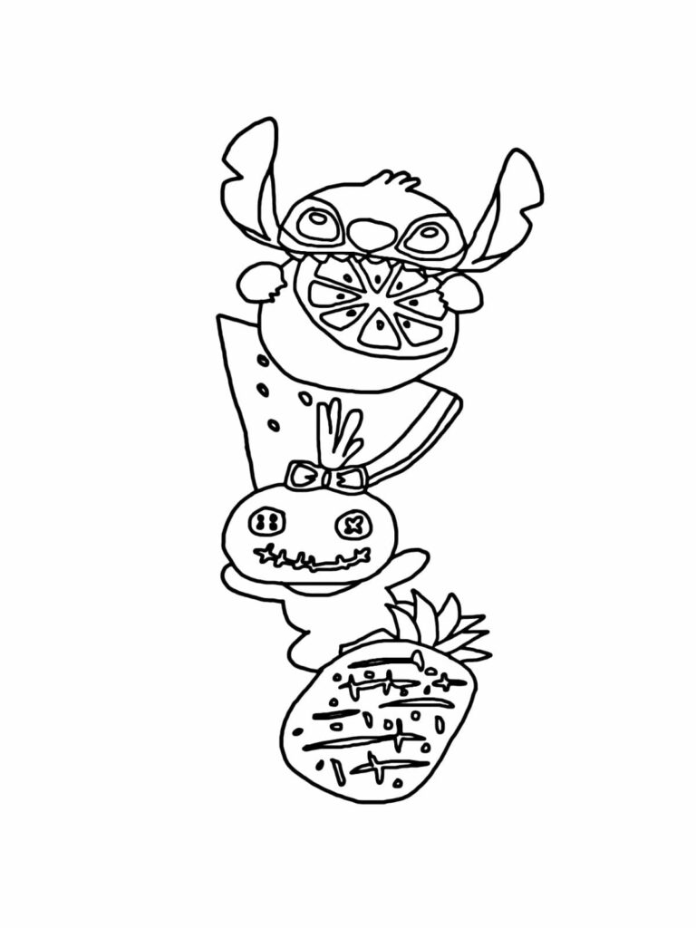 Make Memories With 30+ Free Stitch Coloring Pages ...