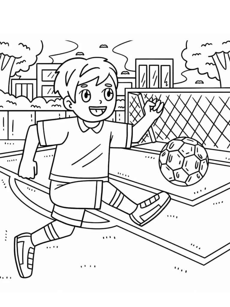 Exciting Football Coloring Pages for Kids ⚽🎨 - Coloringpagesforkids.net