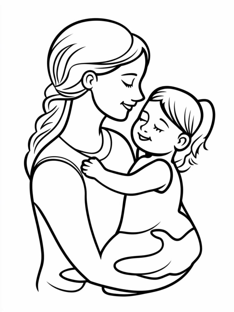 Discover 40 free mother's day coloring pages 🎨💐 - Coloringpagesforkids.net