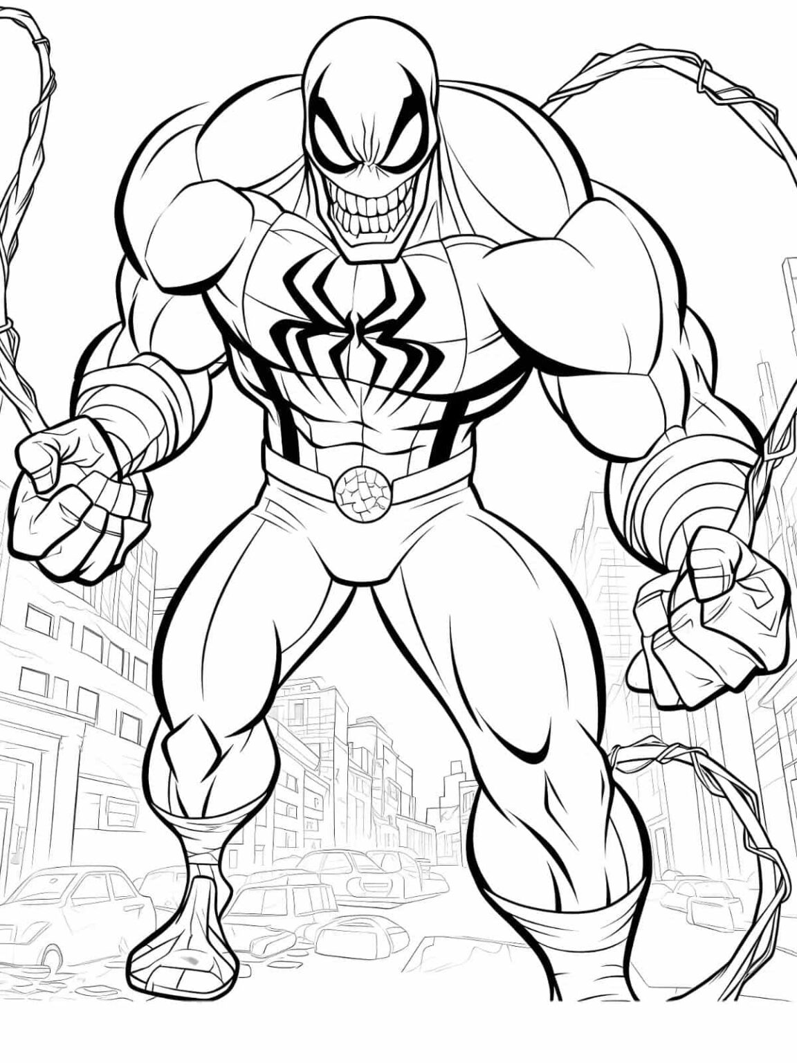 Venom The Last Dance Coloring Pages for Kids 🖤💀 - Coloringpagesforkids.net