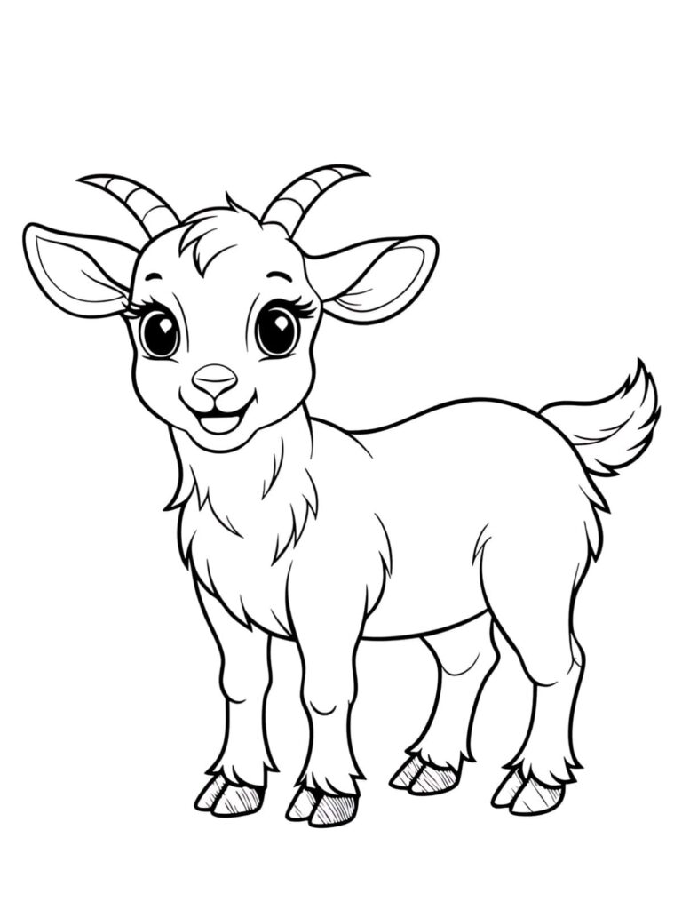 Jelajahi Dunia 30+ Halaman Mewarnai Kambing 🐐🎨 - Coloringpagesforkids.net