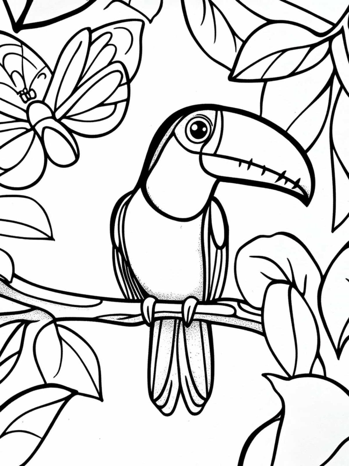 25+ Free Toucan Coloring Pages for Kids 🌈🦜 - Coloringpagesforkids.net