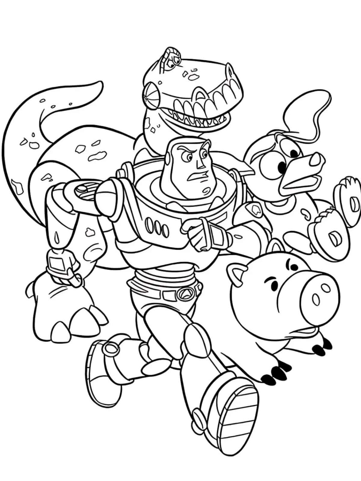 Explore Toy Story Coloring Pages with Buzz, Woody, and Friends 🎨🚀 ...
