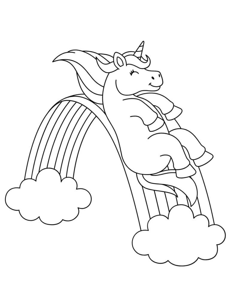 Unicorn Coloring Pages: Color Your Dreams with Fantasy 🎨🌈 ...