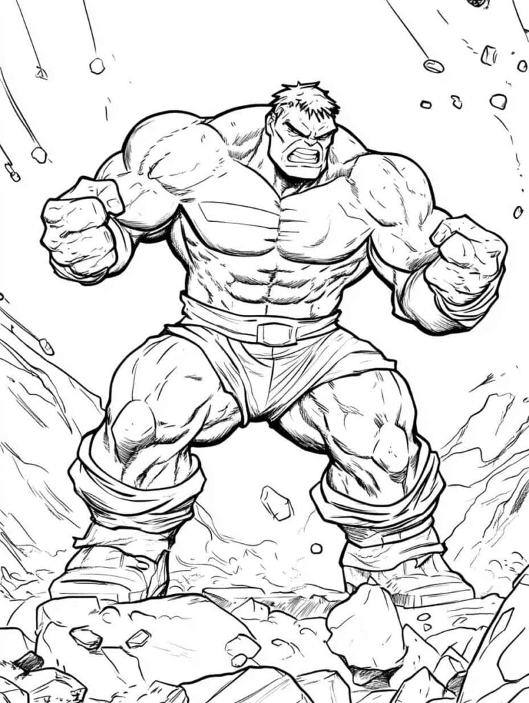 Engaging 25+ Free Hulk Coloring Pages for Kids 🎨💪 ...