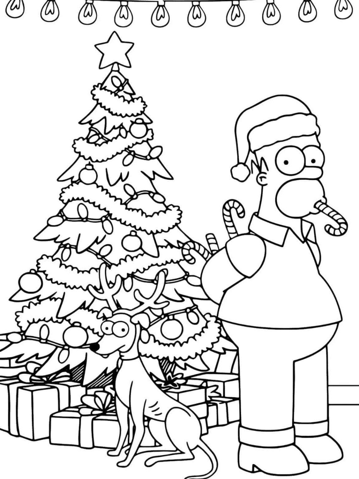 30+ Simpsons Coloring Pages For Kids 🎨🍩 - Coloringpagesforkids.net