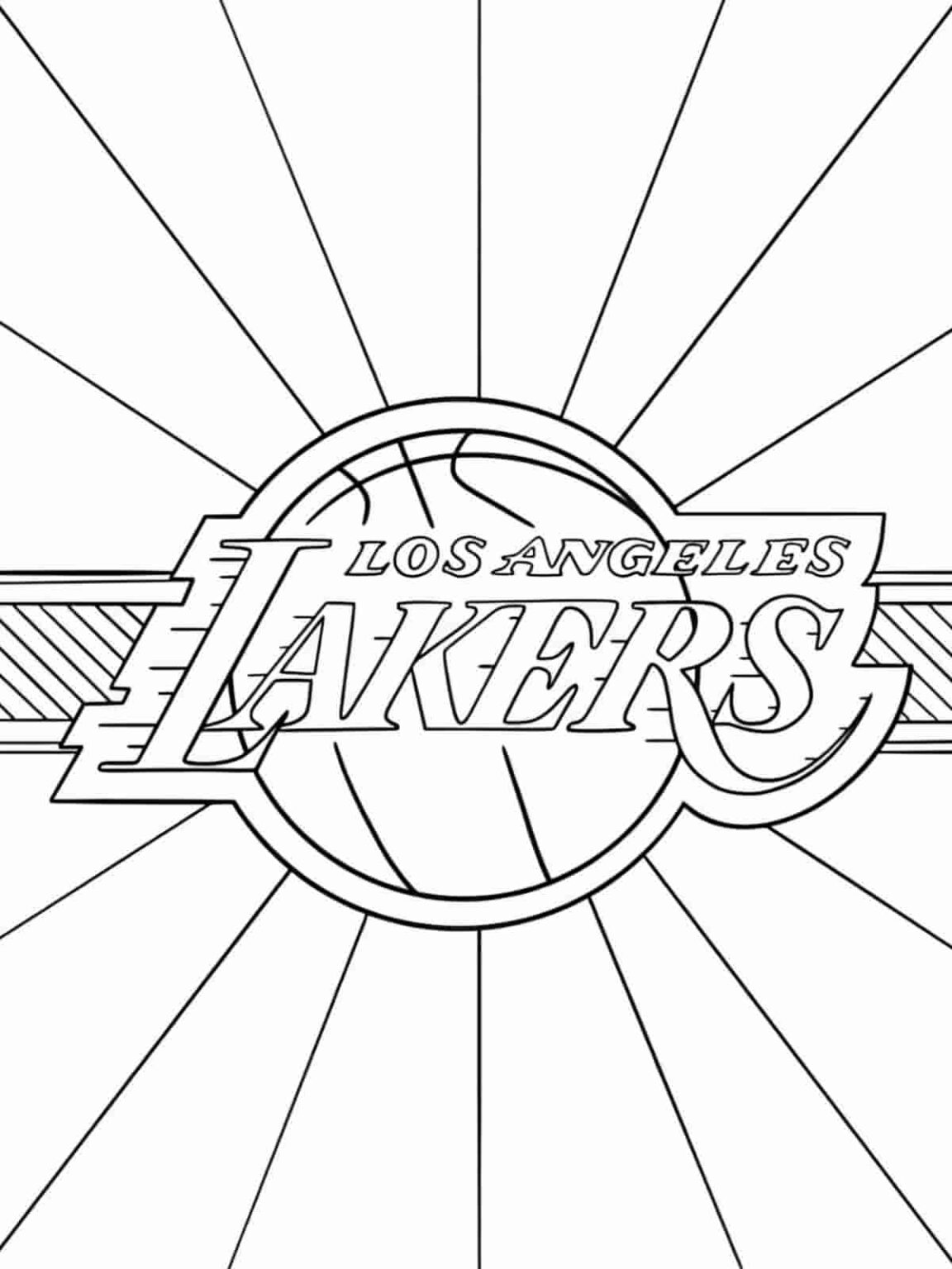 Más de 25 páginas para colorear de baloncesto de la NBA en PDF gratis 🎨 ...
