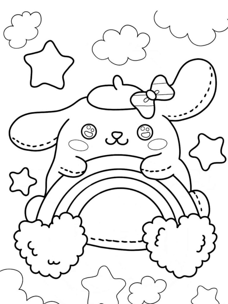 25+ Free Pompompurin Coloring Pages For Kids 🎨🧡 - Coloringpagesforkids.net
