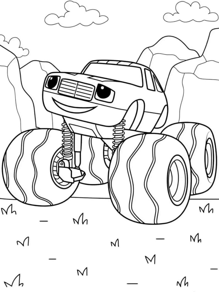 25+ Blaze and the Monster Machines Coloring Pages 🎨🚗 ...