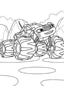 25+ Blaze and the Monster Machines Coloring Pages 🎨🚗 ...