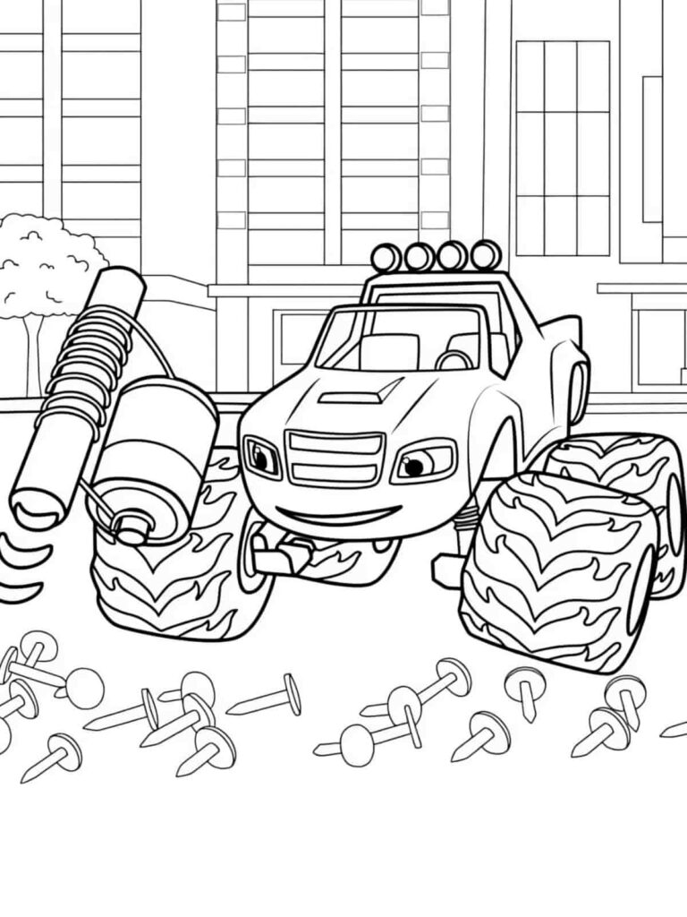 25+ Blaze and the Monster Machines Coloring Pages 🎨🚗 ...