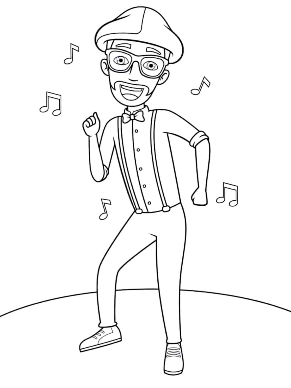 Blippi Coloring Pages: Learn and Color with Everyone's Favorite ...